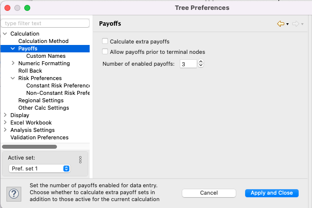 Payoff Preferences